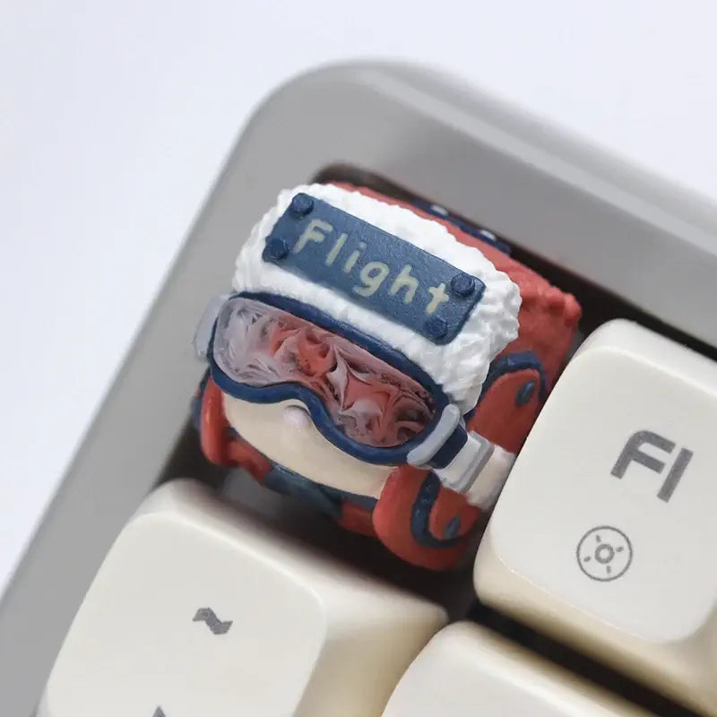 Artisan Keycaps Flight Rouge pour Ton Clavier - CustomTonClavier.fr