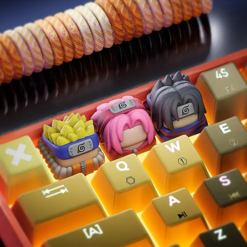 Artisan Keycap Naruto Touche Custom Manga - CustomTonClavier.fr