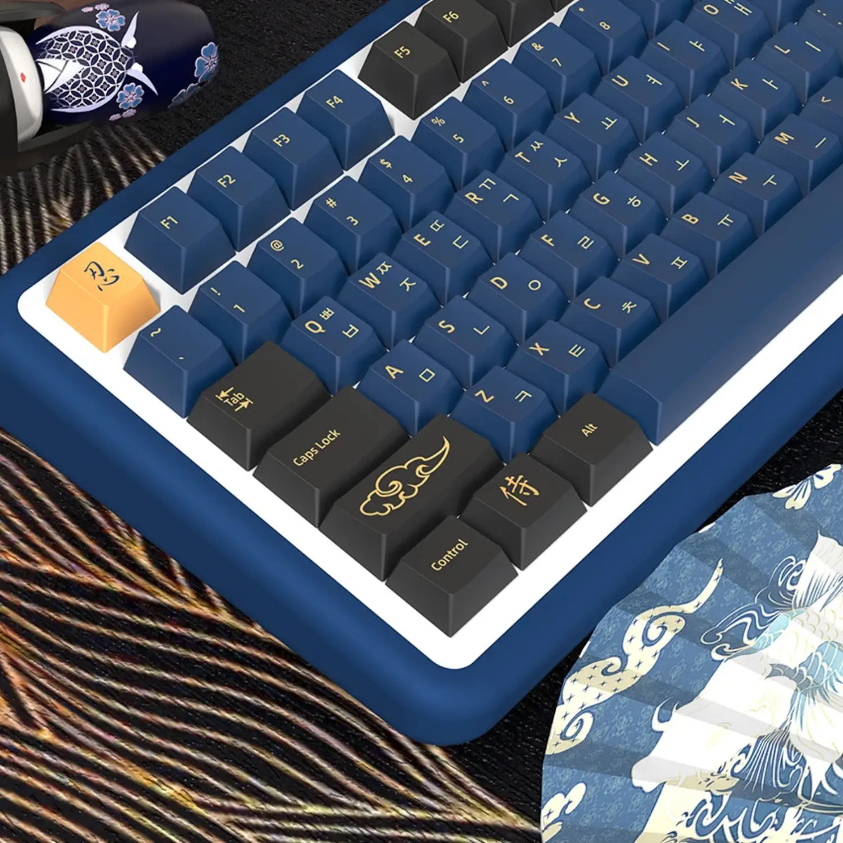 Keycaps AZERTY Samourai pour Ton Clavier AZERTY - CustomTonClavier.fr