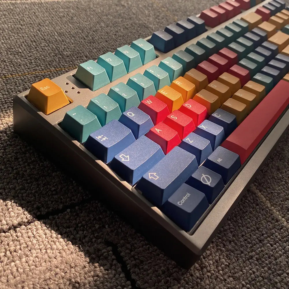Keycaps QWERTY Tetris Pour les Gamer Nostalgique - CustomTonClavier.fr