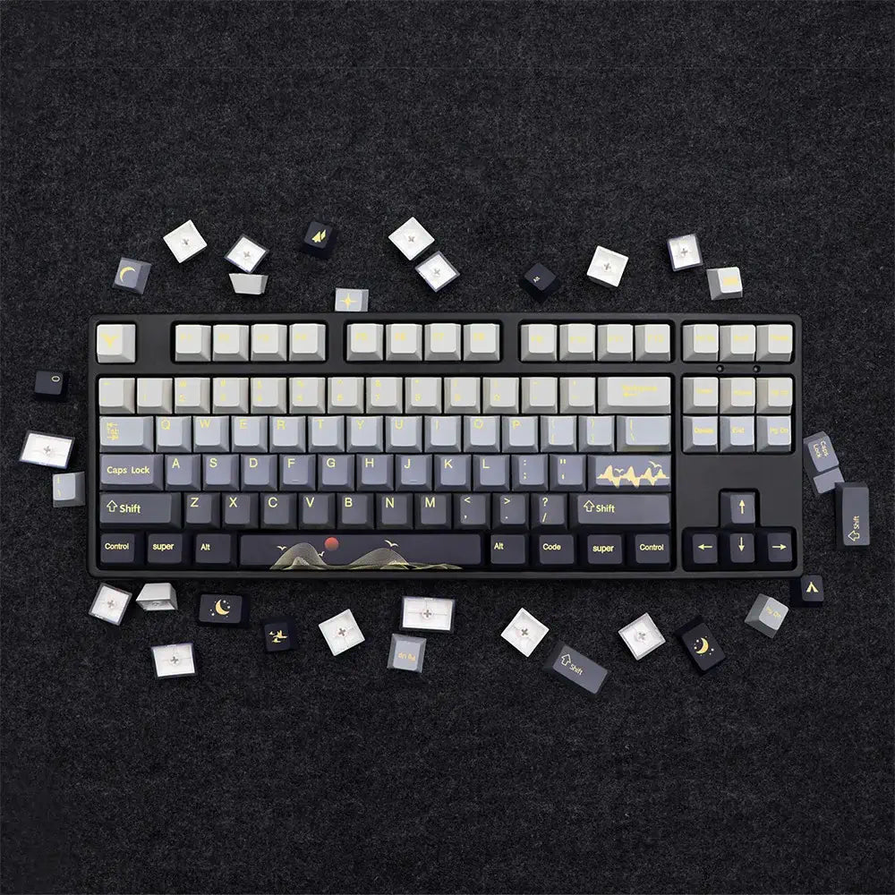 Keycaps QWERTY Dark pour Ton Setup Daily - CustomTonClavier.fr