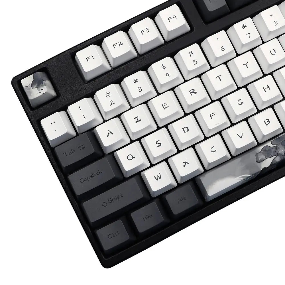 Keycaps Azerty Lotus Ancre Français - CustomTonClavier.fr
