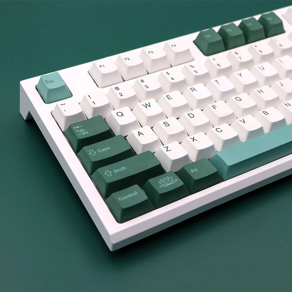 Keycaps ISO FR Botanical pour un layout AZERTY - CustomTonClavier.fr