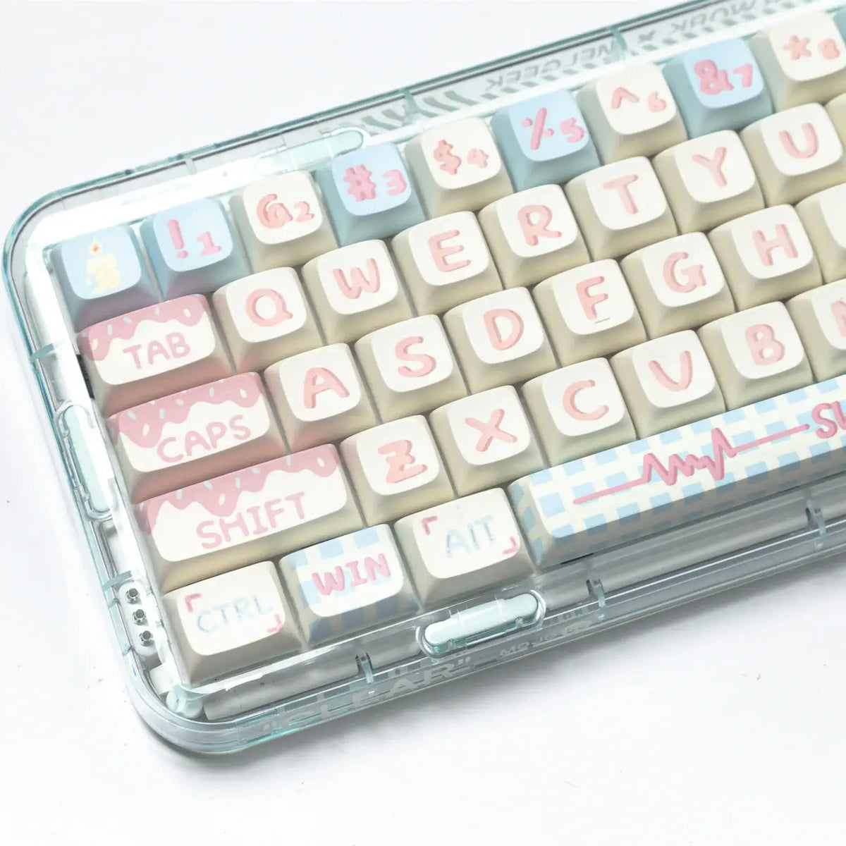 Keycaps AZERTY/QWERTY Cake pour Ton Setup - CustomTonClavier.fr