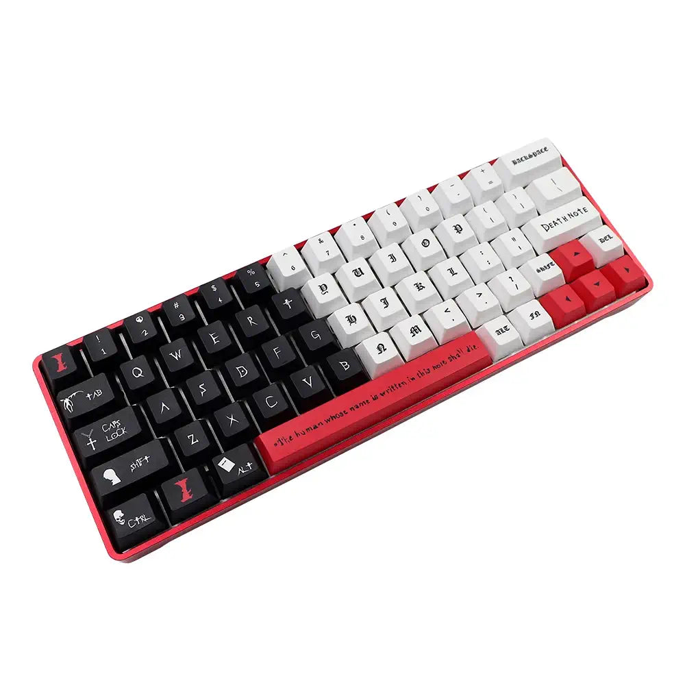 Keycaps QWERTY Death Note pour Ton Setup - CustomTonClavier.fr