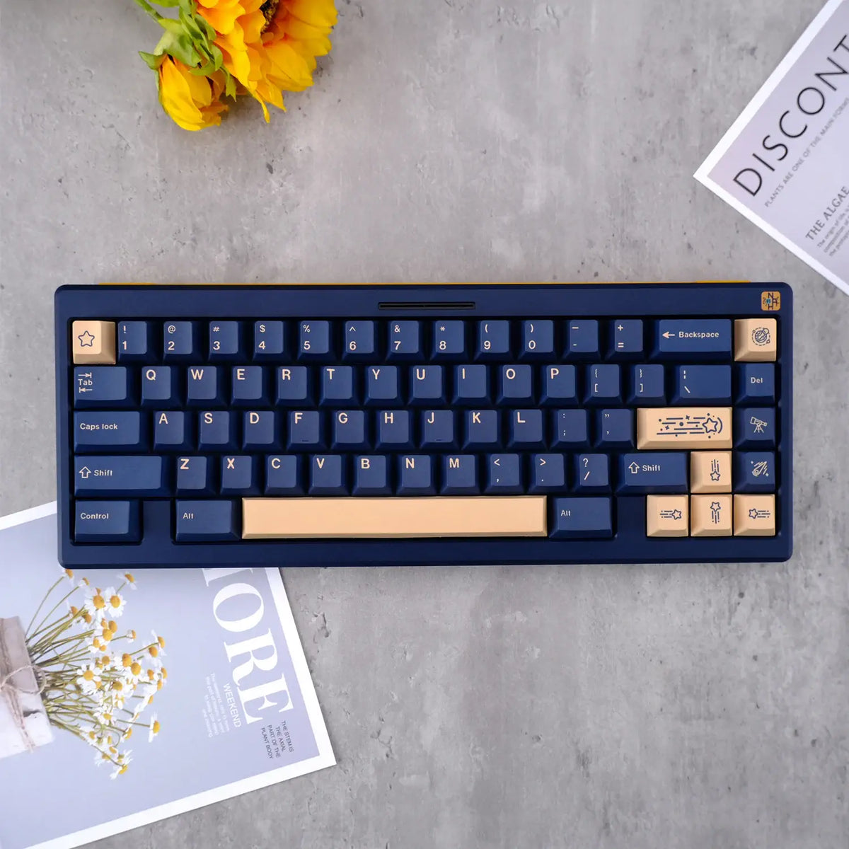 Keycaps QWERTY Stargaze - CustomTonClavier.fr