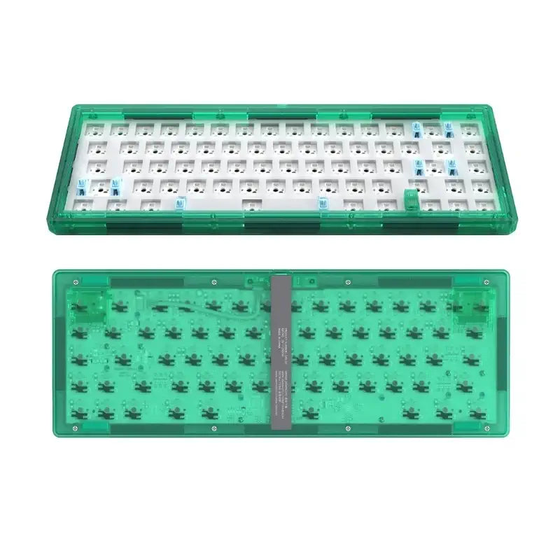 Kit clavier custom Transparent Vert - CustomTonClavier.fr