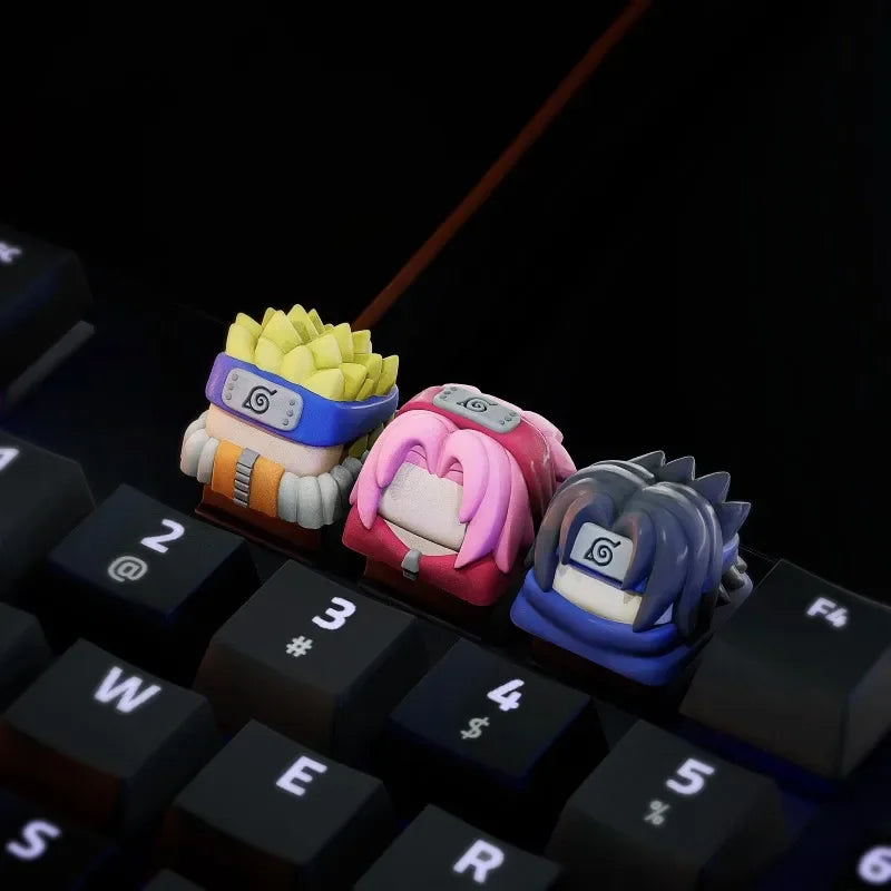 Artisan Keycap Naruto Touche Custom Manga - CustomTonClavier.fr