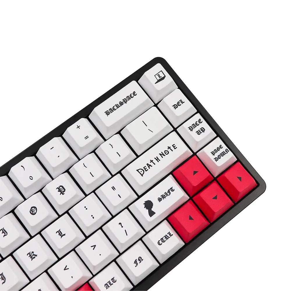 Keycaps QWERTY Death Note pour Ton Setup - CustomTonClavier.fr