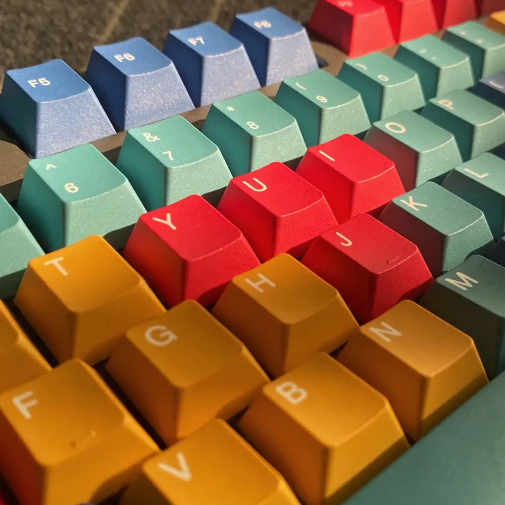 Keycaps QWERTY Tetris Pour les Gamer Nostalgique - CustomTonClavier.fr