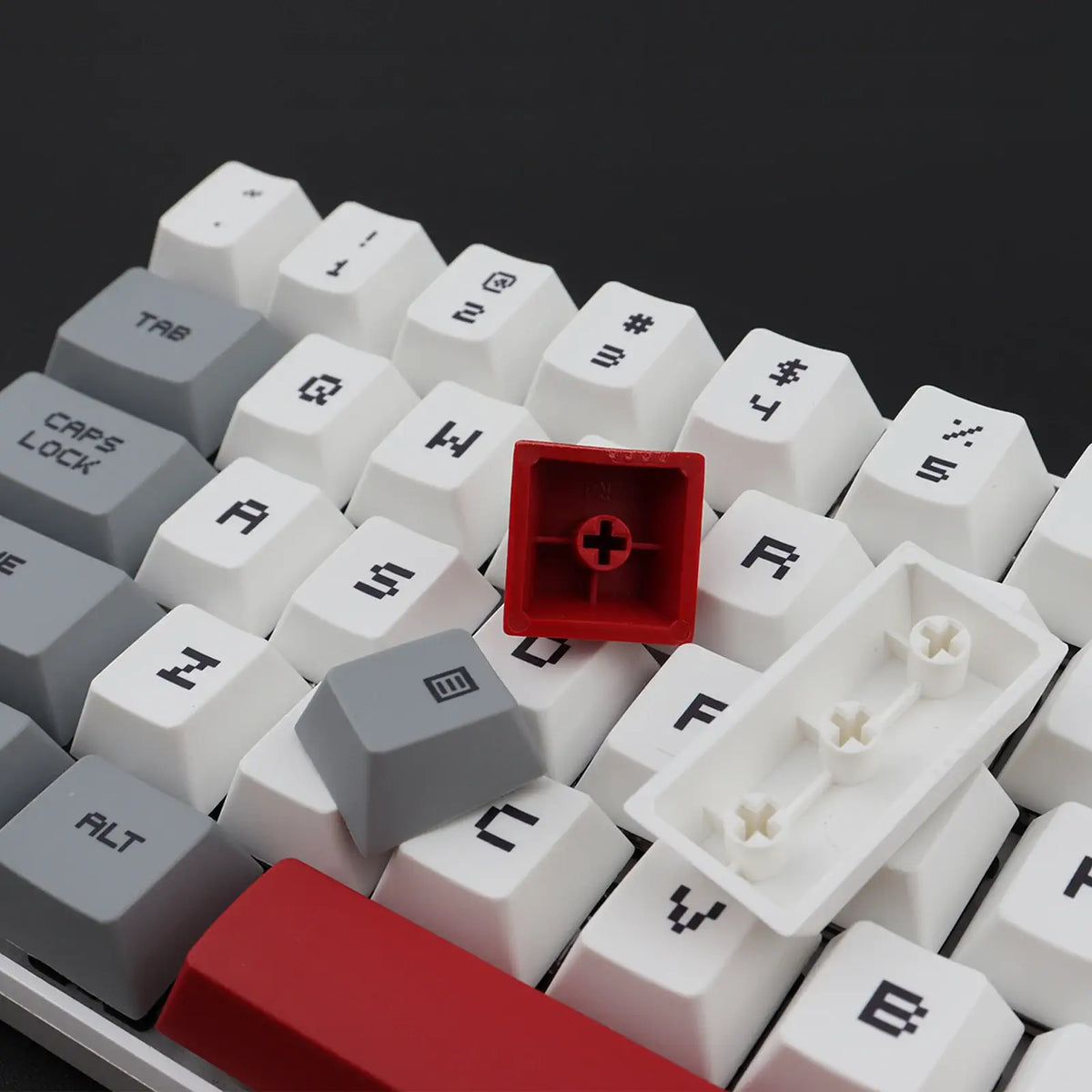 QWERTY Pixel Keycaps for Your Keyboard - CustomTonClavier.fr